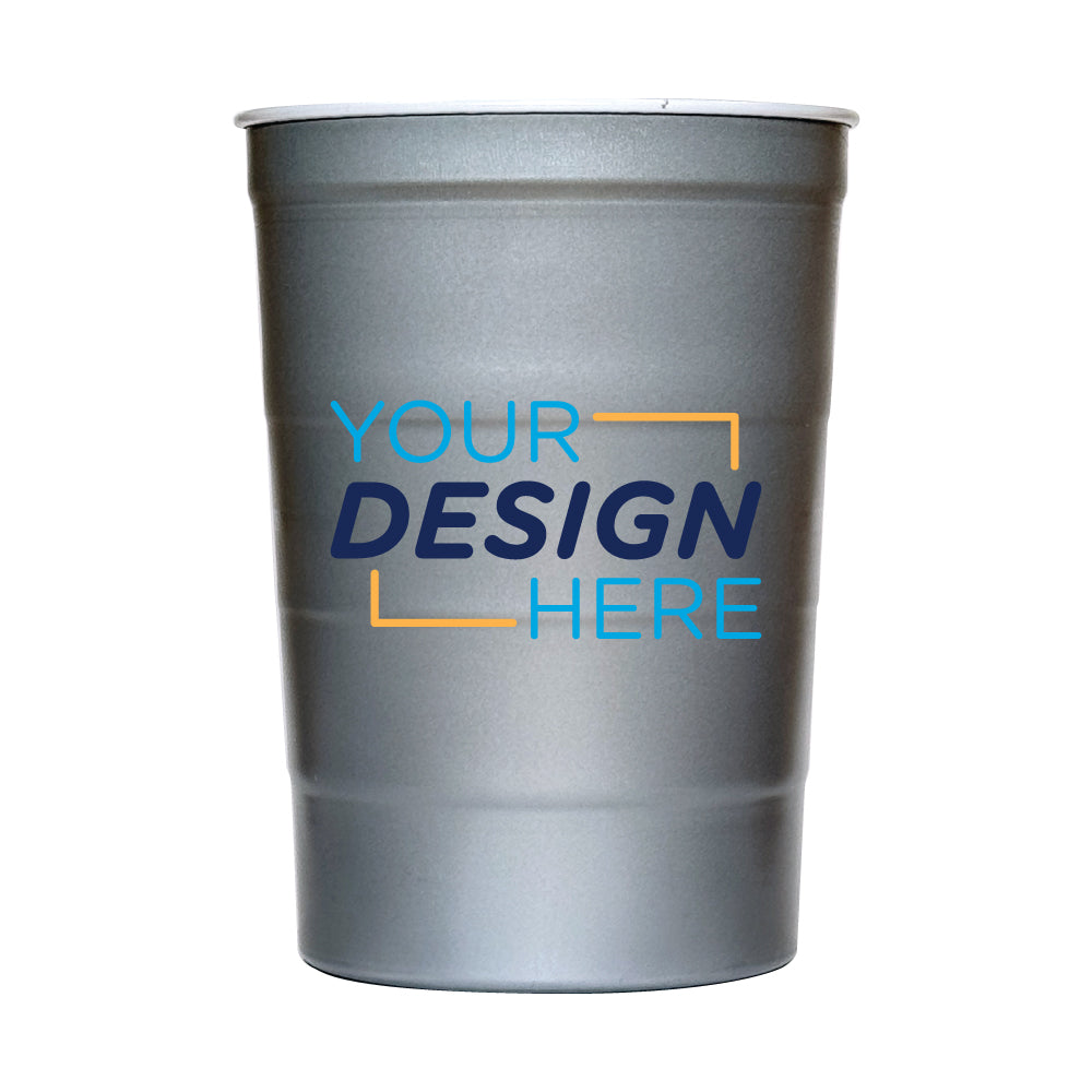 16 oz. Chill Cups – Custom Printed Steel Party Cups – Brand My Beverage